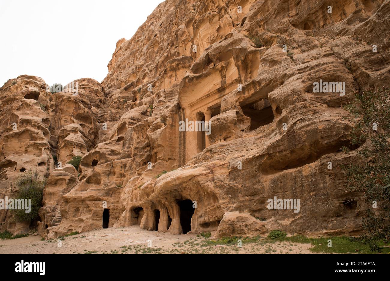 Siq al-Barid or Little Petra (UNESCO World Heritage). Triclinium. Al ...