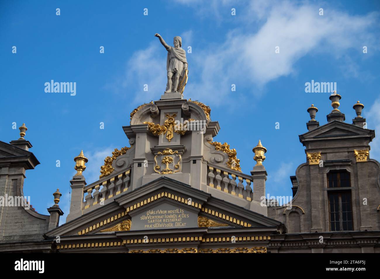 La Grand-Place in Brussels dating from the late 17th century. The ...