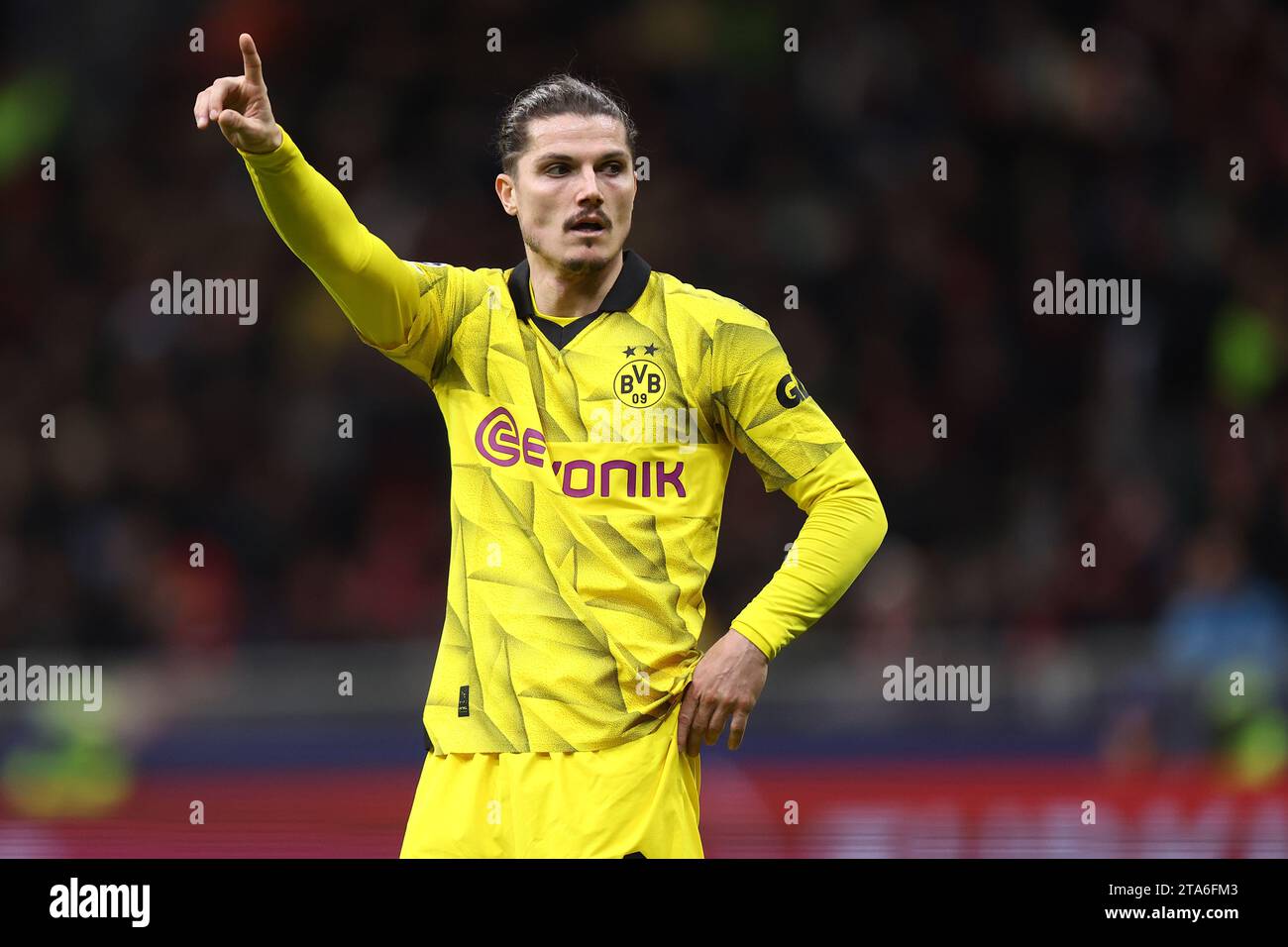 Milano, Italy. 28th Nov, 2023. Marcel Sabitzer of Borussia Dortmund ...