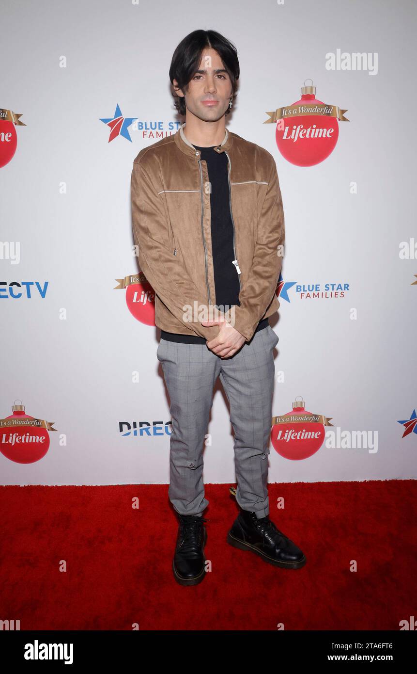 BEVERLY HILLS, CA 0 NOVEMBER 28: Max Ehrich at Gift Of A Lifetime Red ...