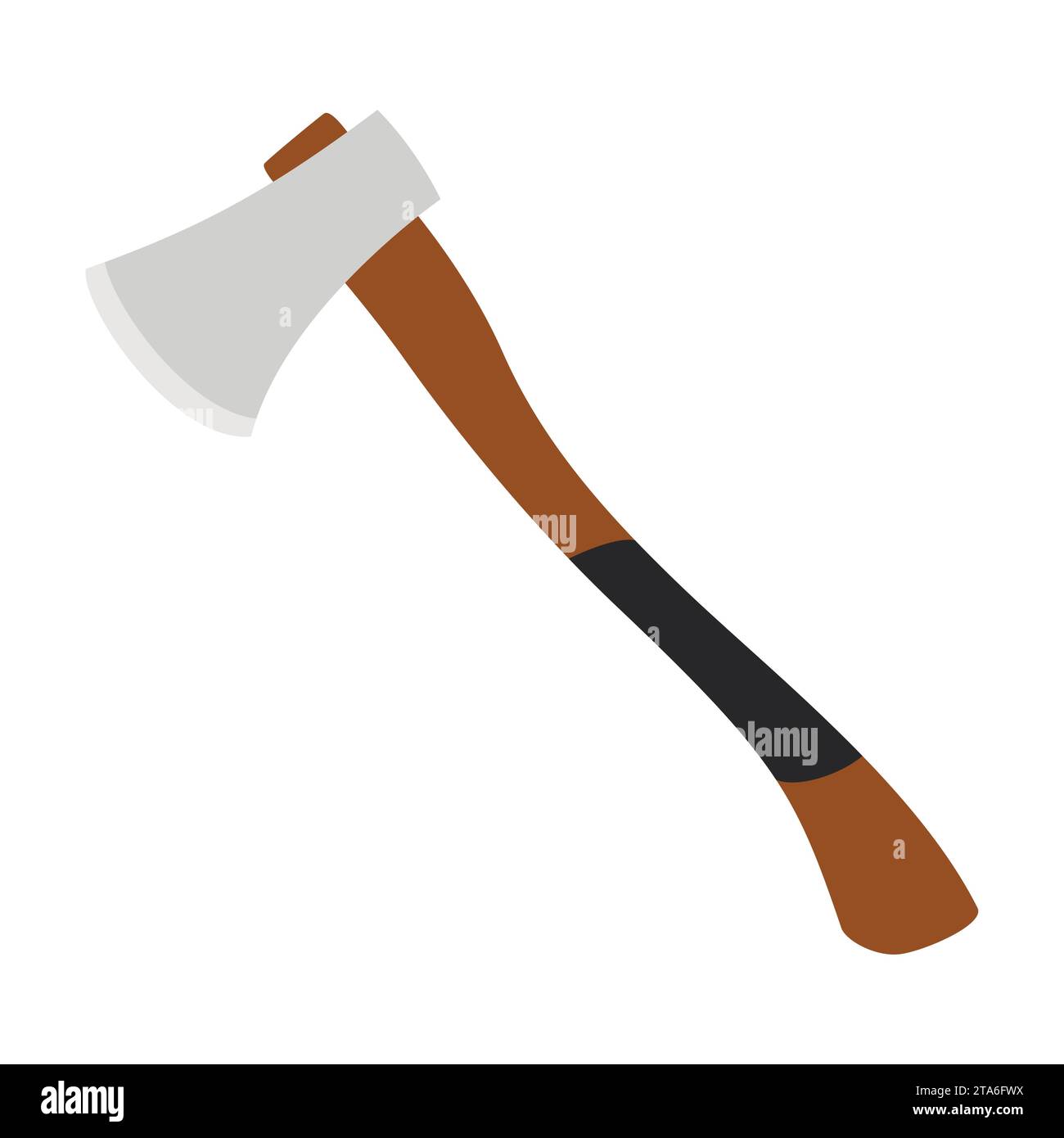 Wooden Ax icon isolated on white background, Vector illustration Stock ...