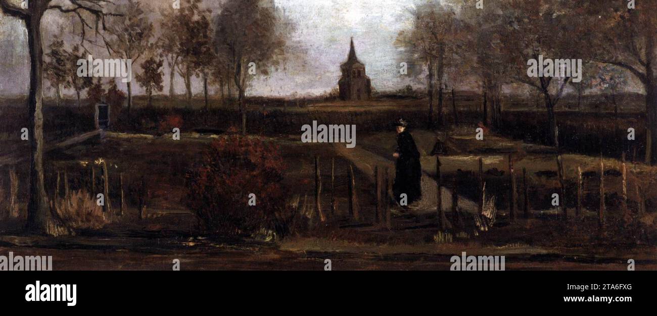 The Parsonage Garden at Nuenen in Spring May 1884, Nuenen by Vincent ...