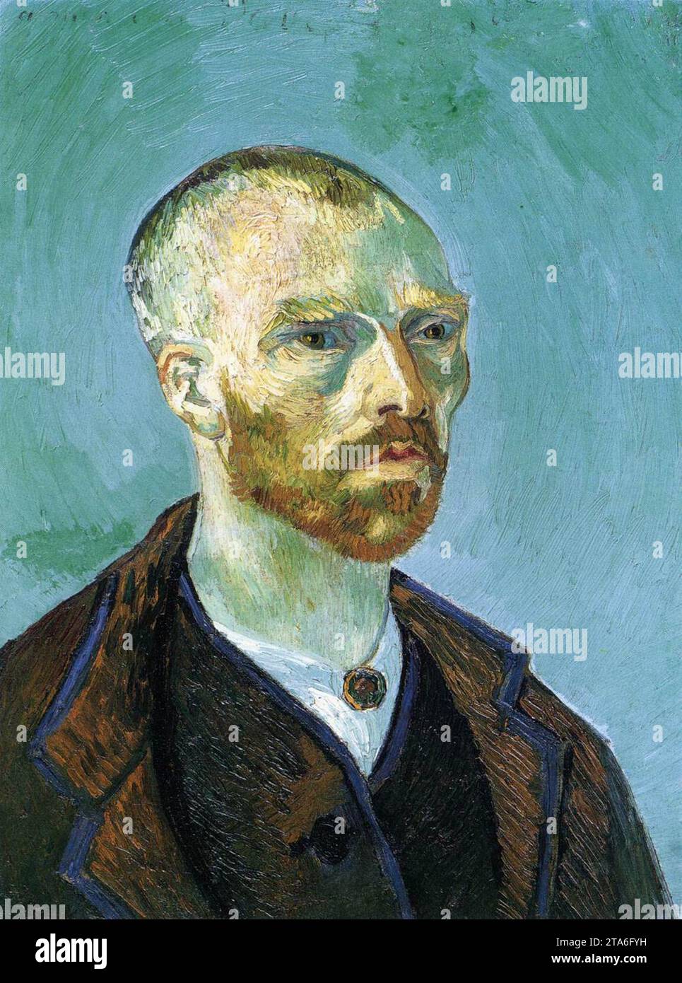Self-Portrait September 1888, Arles by Vincent Van Gogh Stock Photo - Alamy