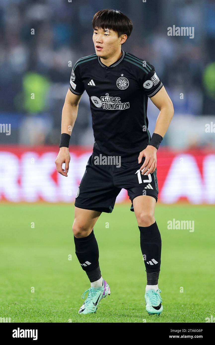 Celtic's Korean forward Yang Hyun Jun looks during the UEFA Champions ...