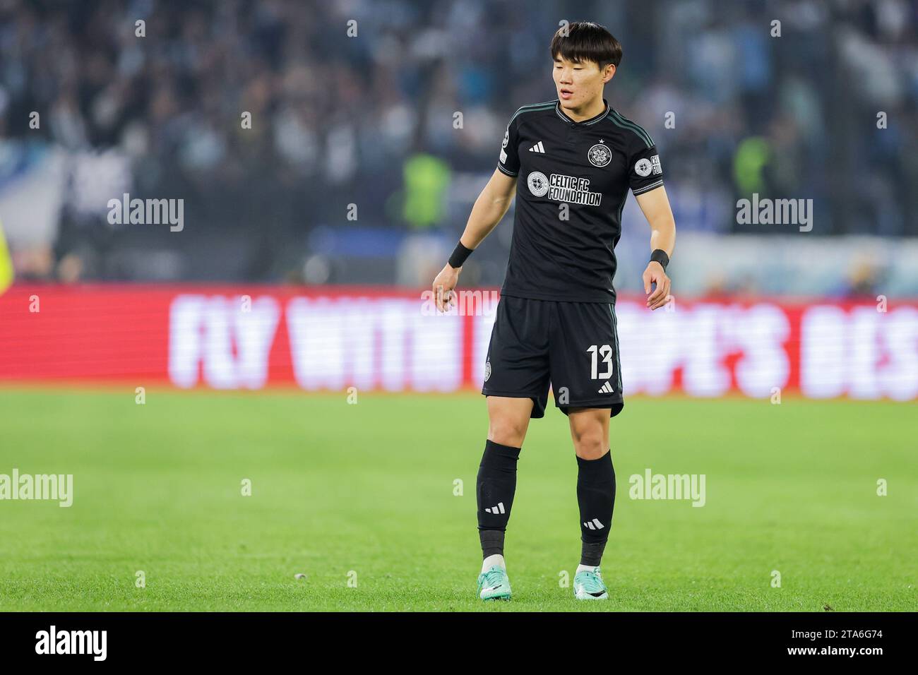 Celtic's Korean forward Yang Hyun Jun looks during the UEFA Champions ...