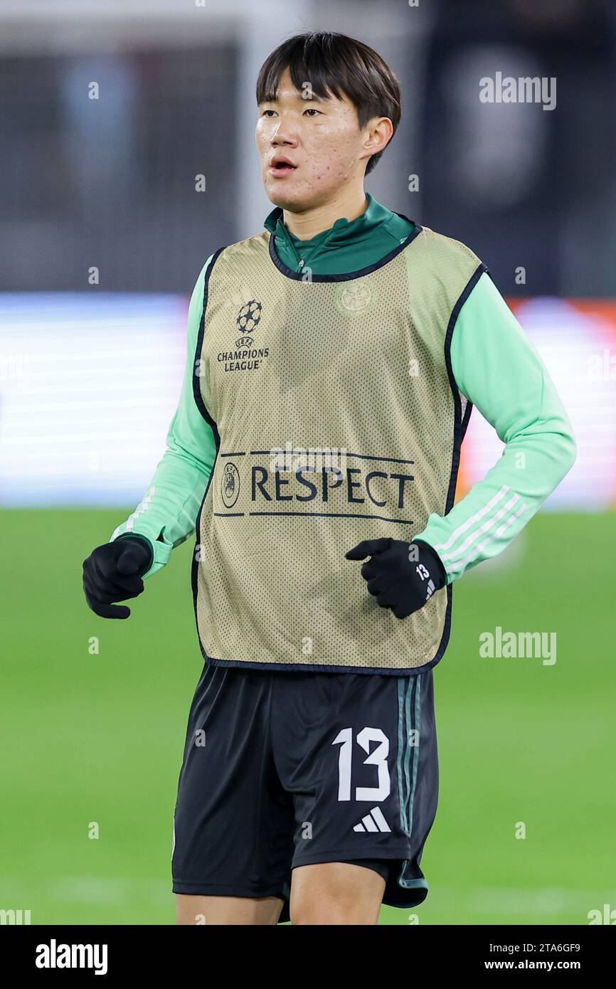 Celtic's Korean forward Yang Hyun Jun during the UEFA Champions League ...