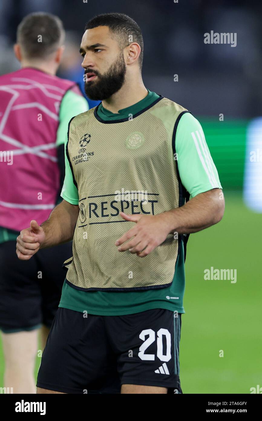 Celtic's American defender Cameron Carter Vickers looks during the UEFA ...