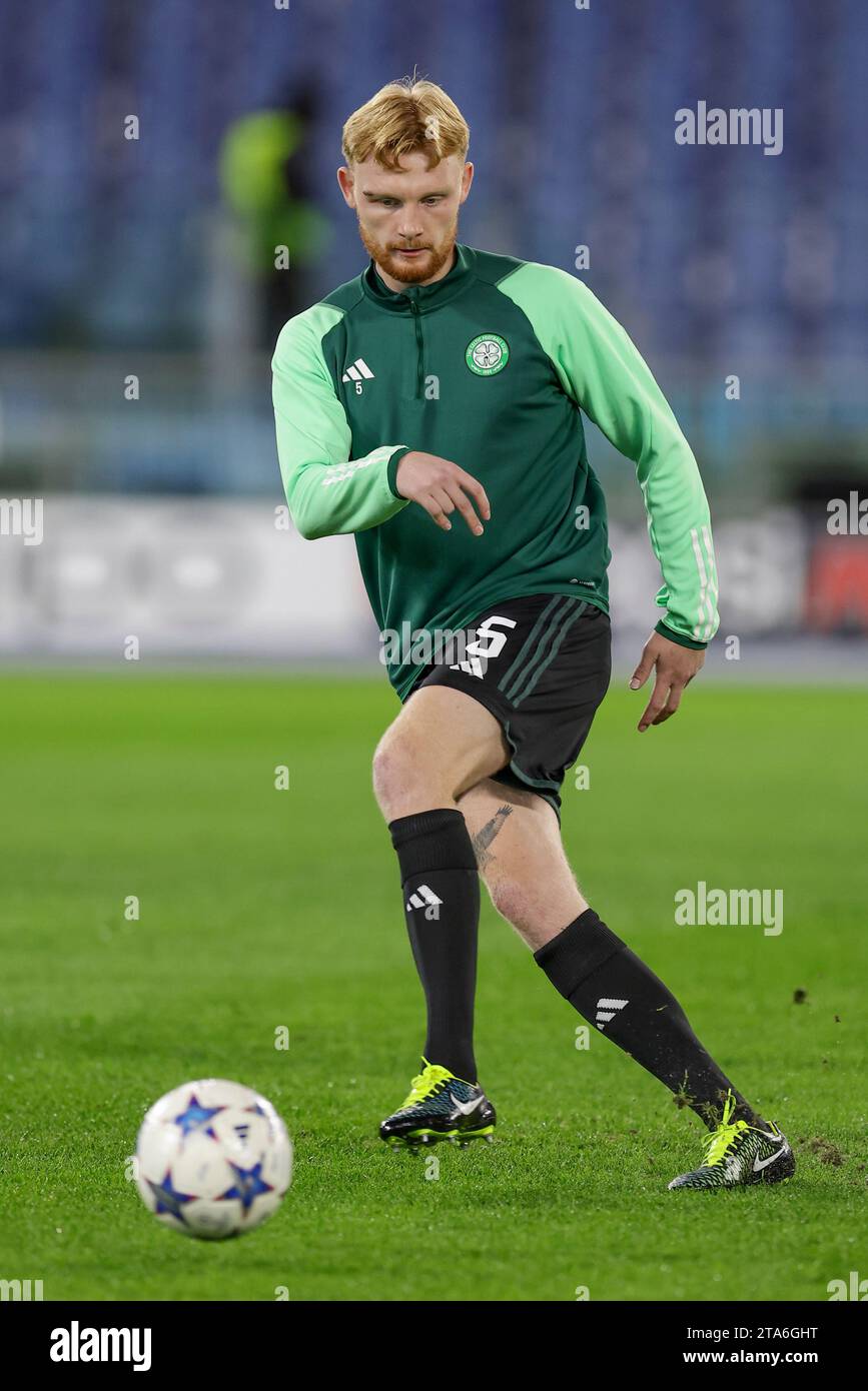 Celtic's Irish defender Liam Scales during the UEFA Champions League ...