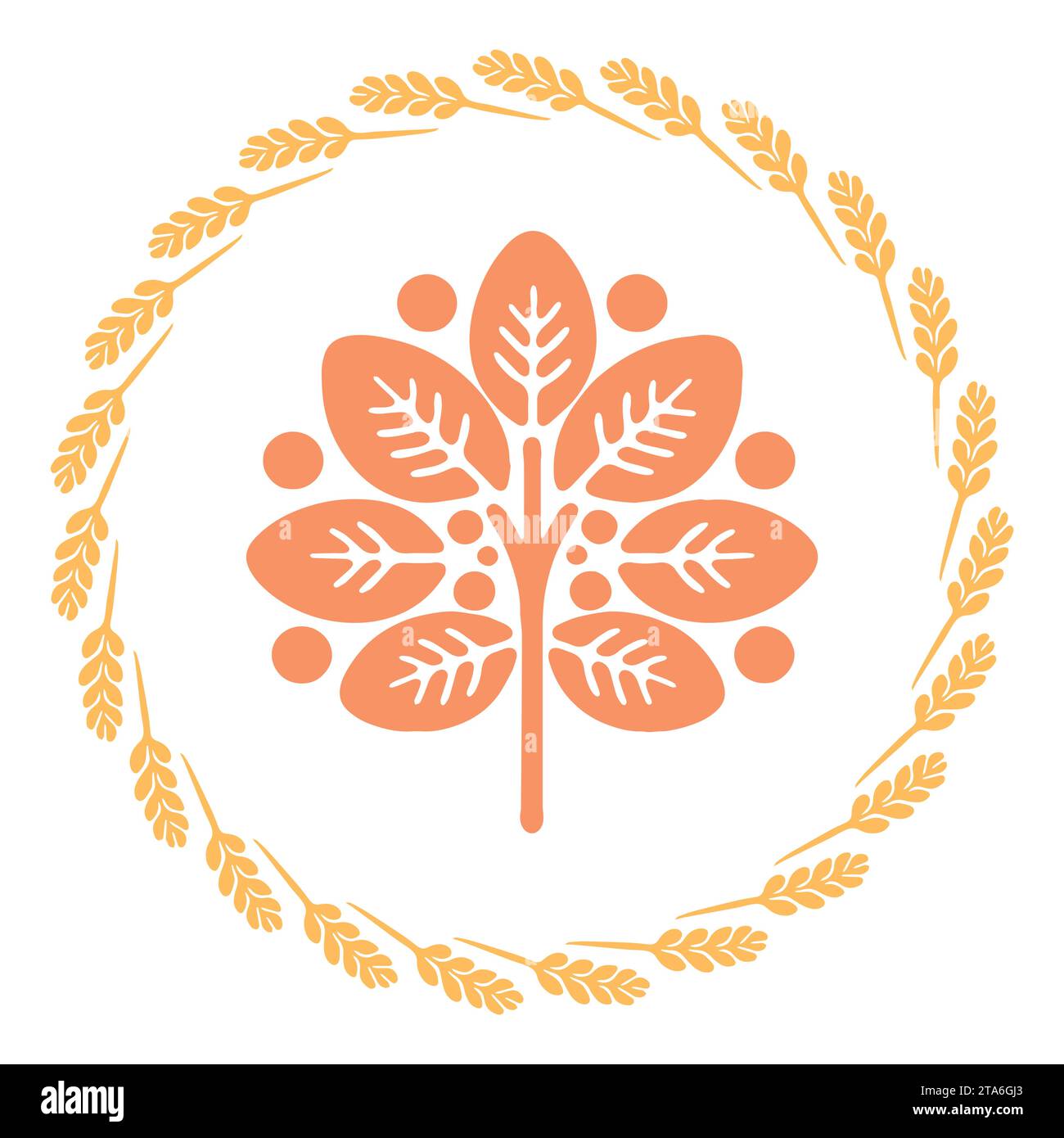 Prairie vector flower wreath isolated clipart for rural folkart floral ...