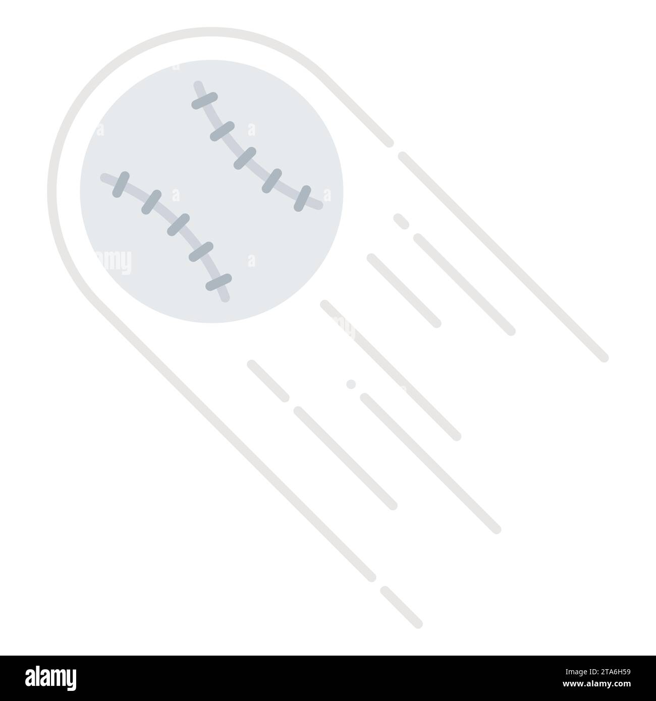 Baseball ball on white background. Vector illustration Stock Vector ...