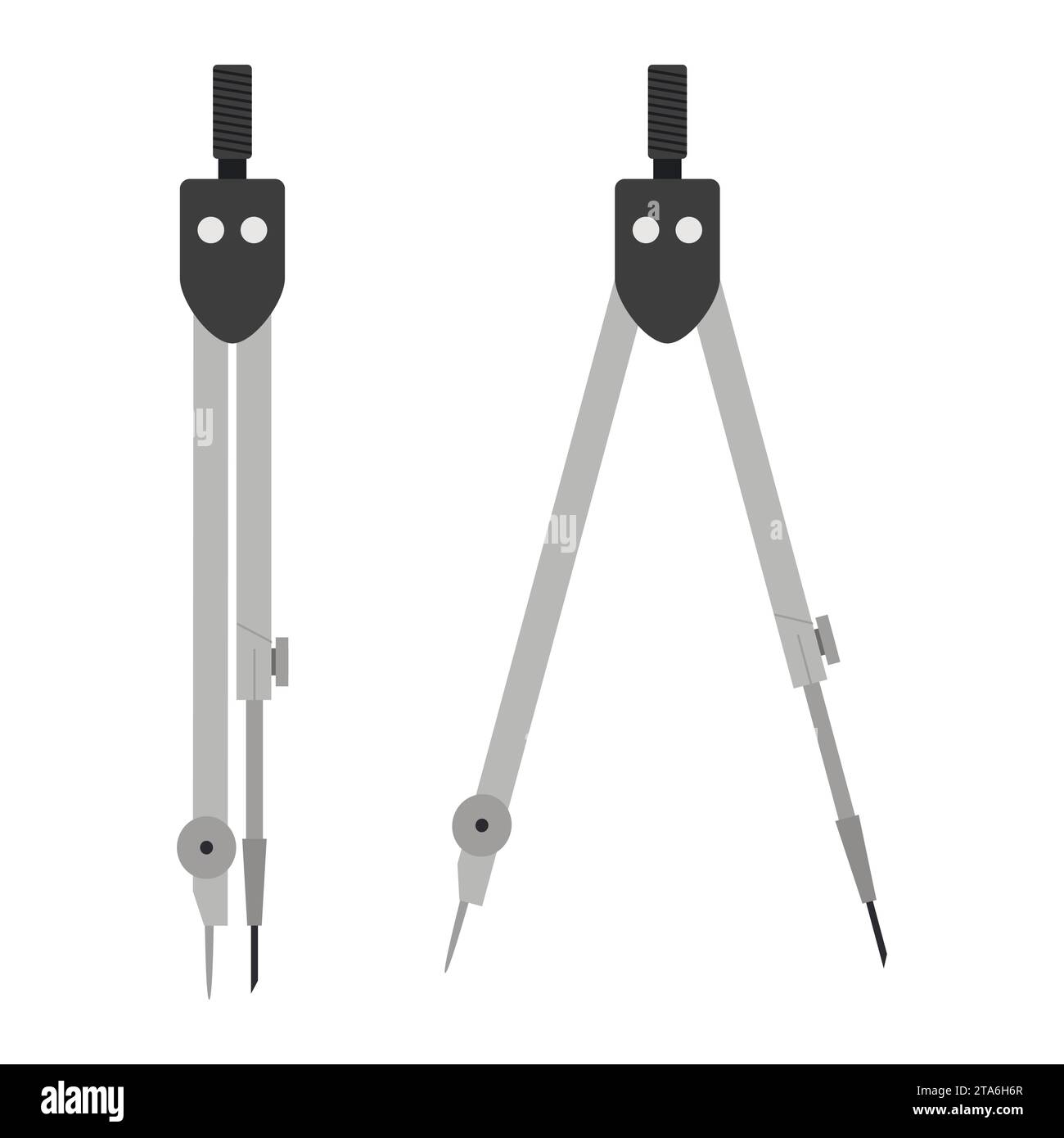 Compass illustration hi-res stock photography and images - Alamy