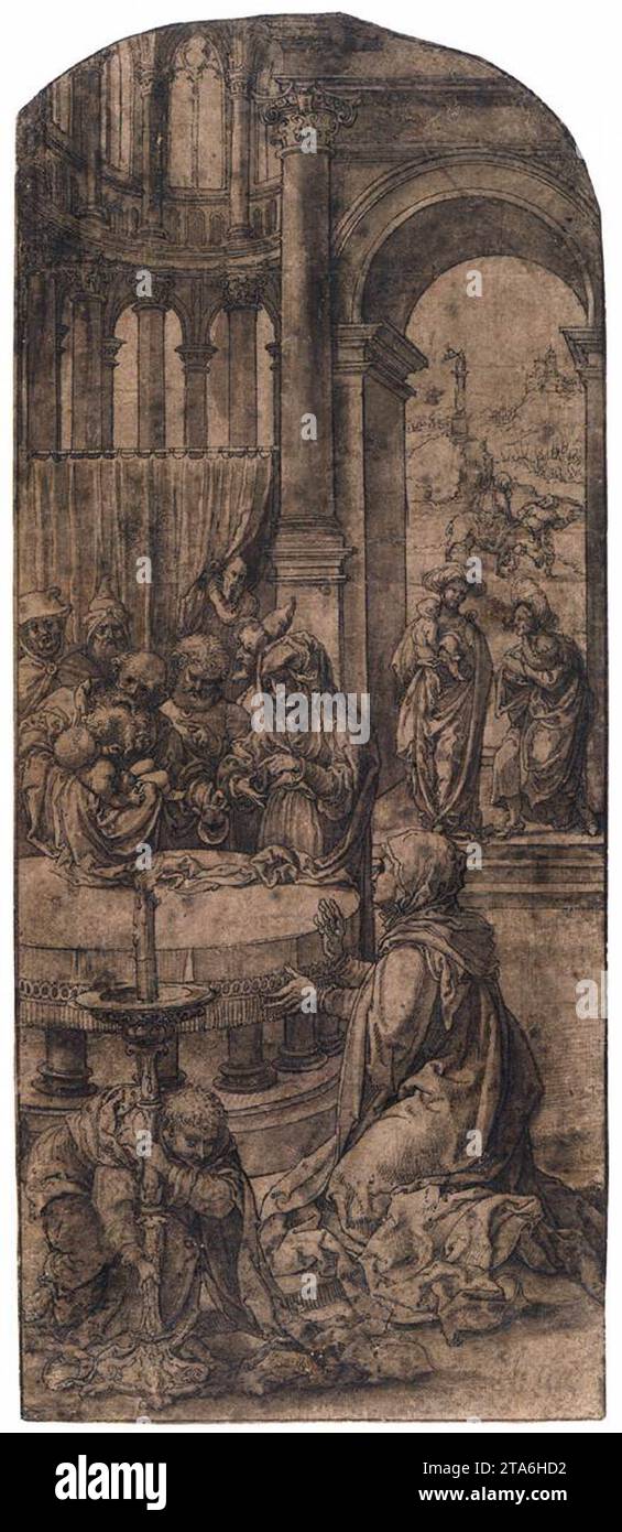 The Presentation in the Temple 1520s by Jan Gossart Stock Photo - Alamy