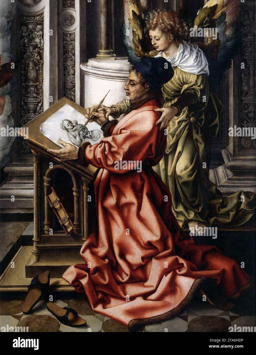 St luke drawing hi-res stock photography and images - Alamy