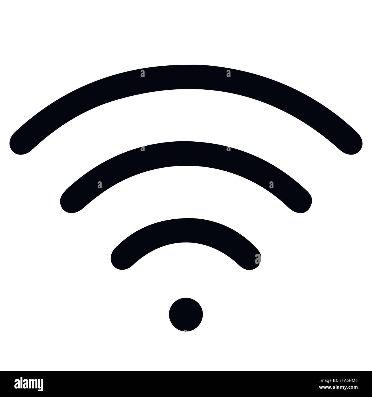 Free wifi icon. Vector wlan access, wireless wifi hotspot signal sign. Vector illustration Stock ...