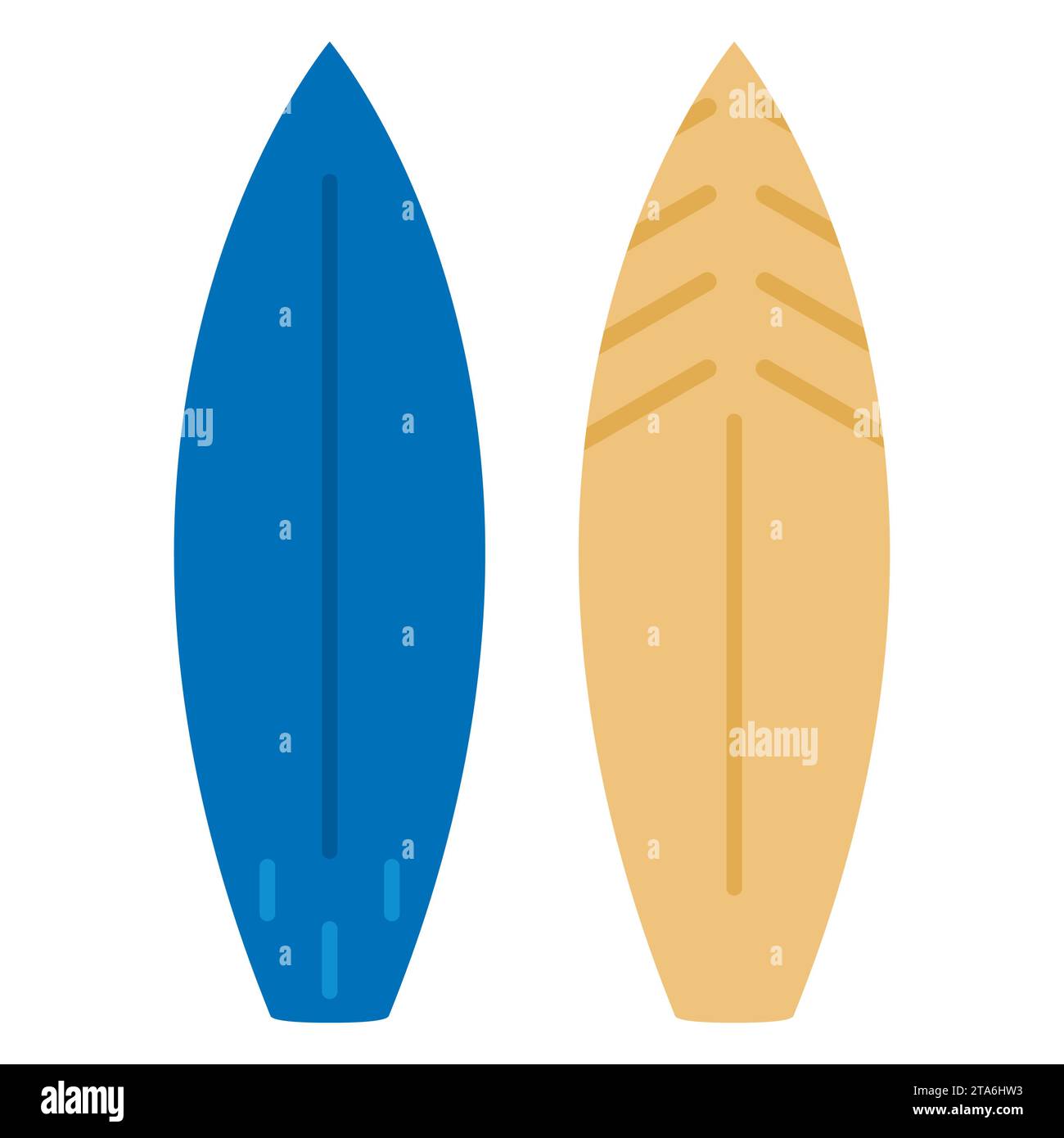 Surfboard icon isolated on white background, vector Stock Vector Image ...