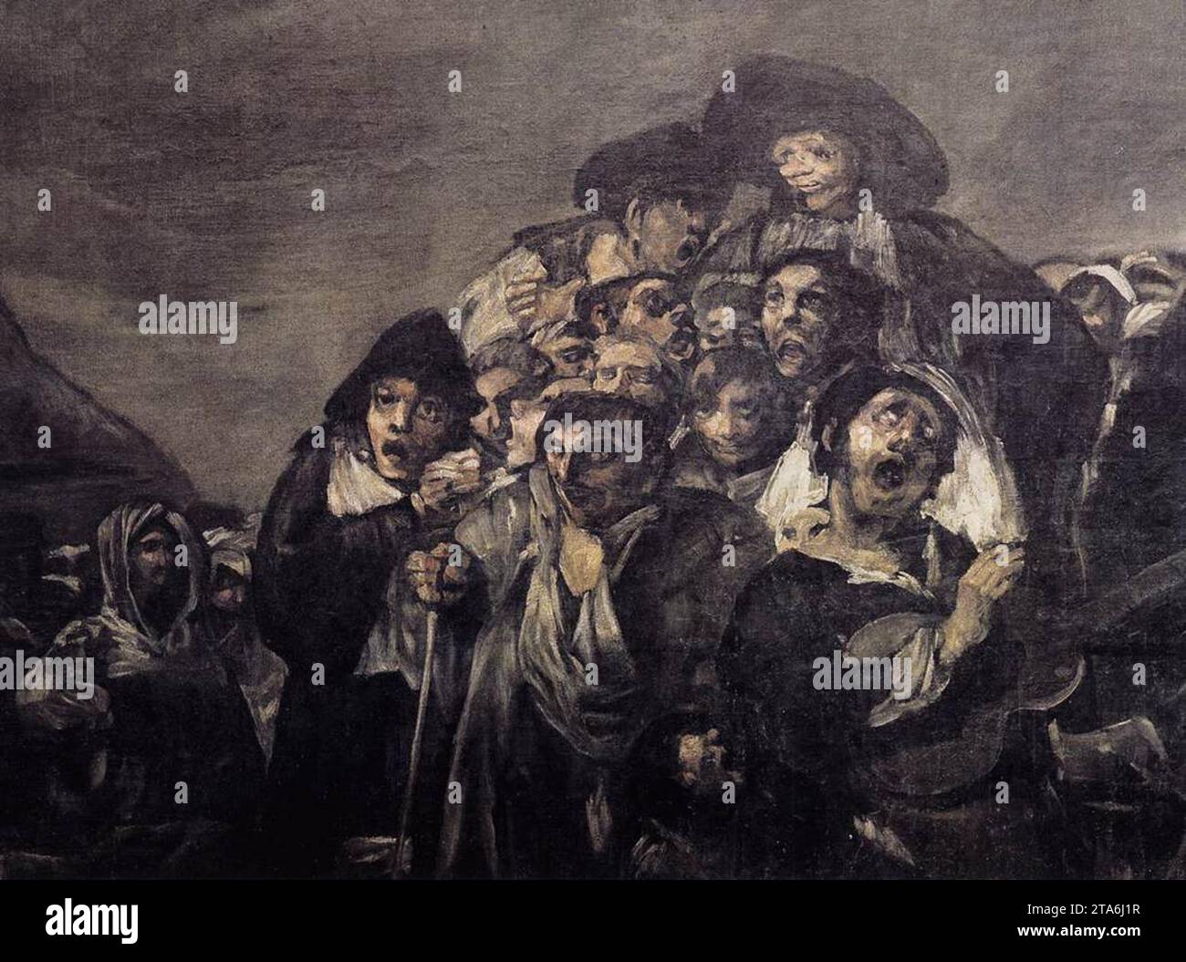 A Pilgrimage to San Isidro (detail) 1820-23 by Francisco De Goya Y ...