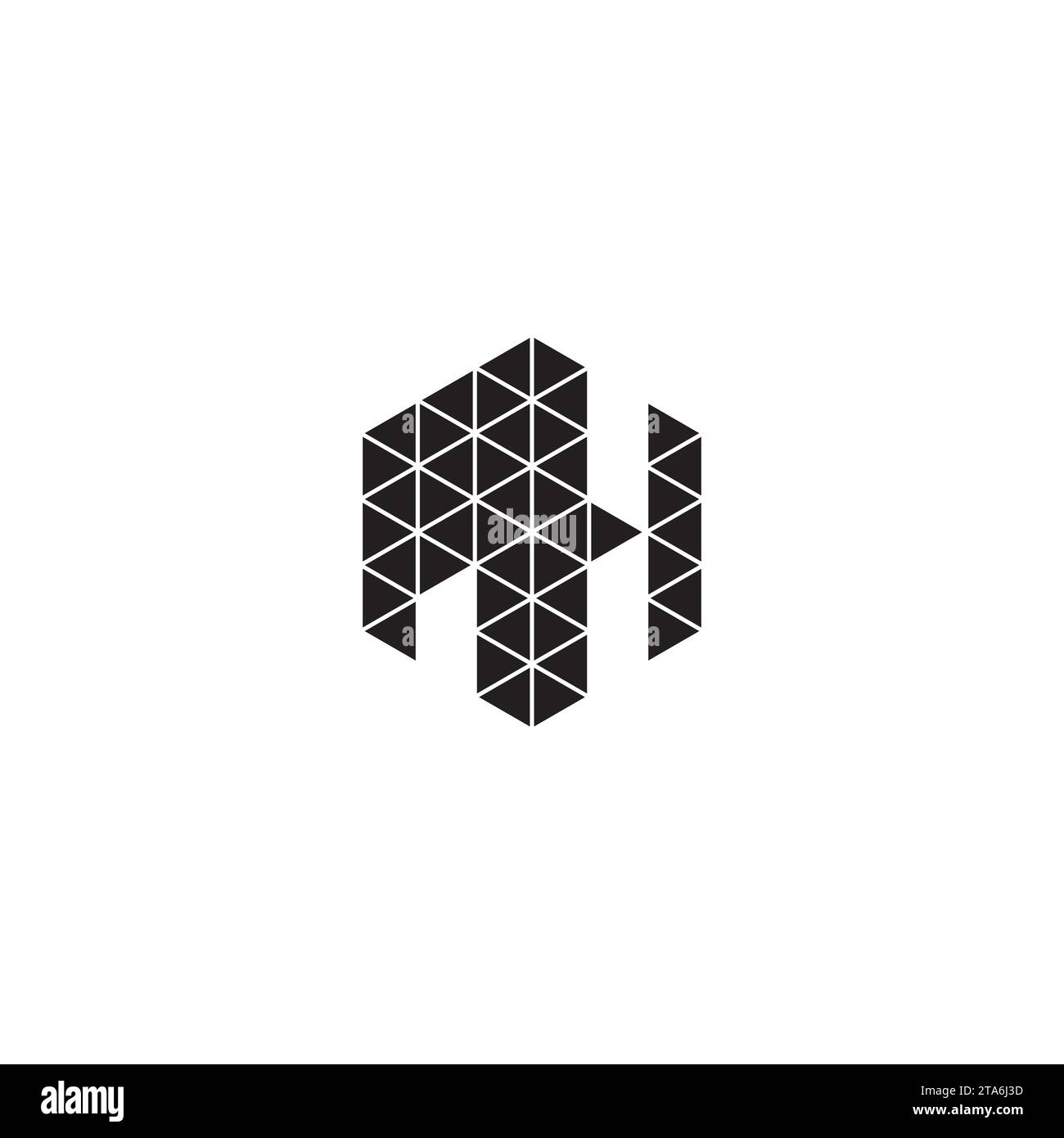 MH initial logo letters in high quality professional design that will ...