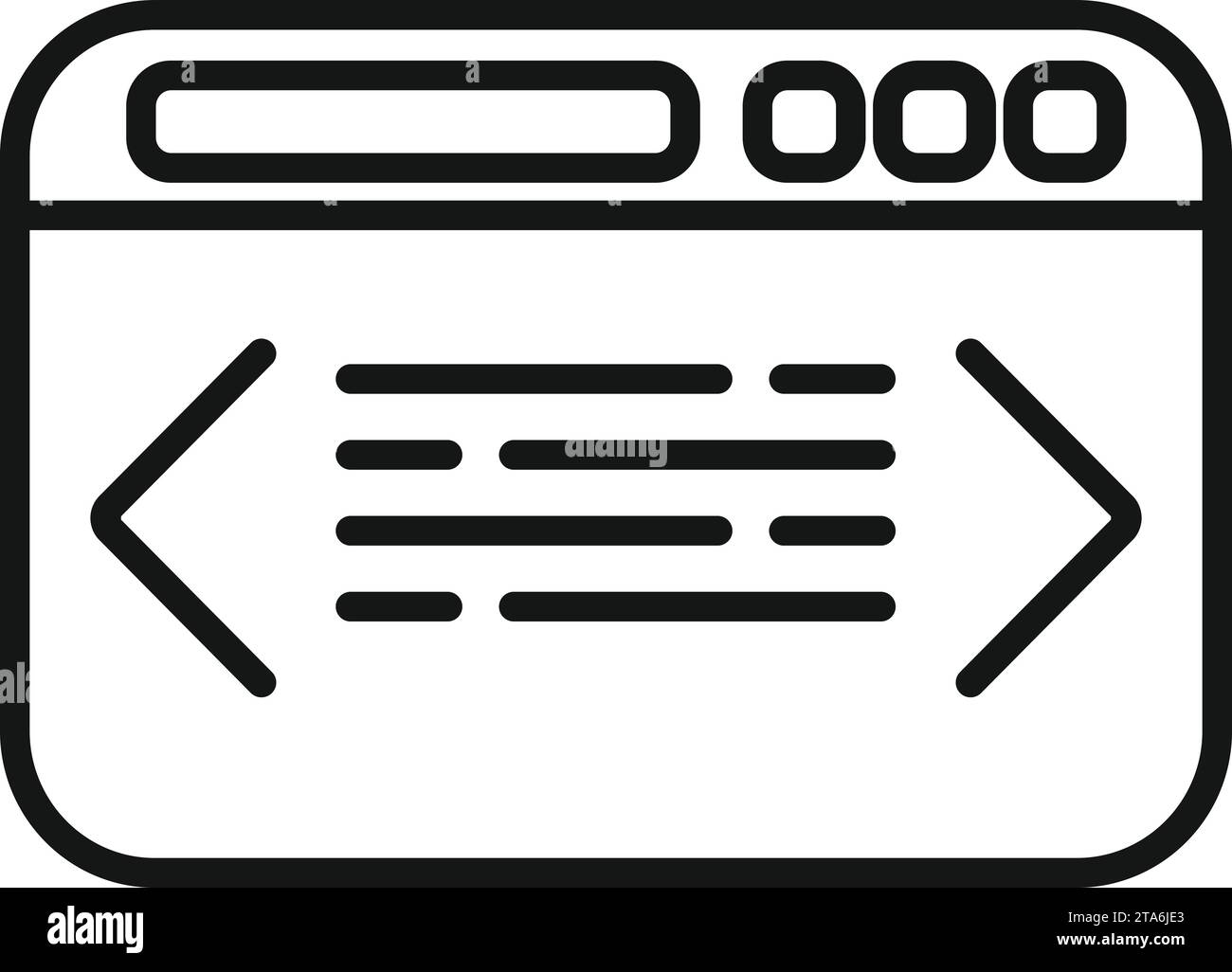 Api icon outline vector. Develop code. Computer software monitor Stock ... Api icon outline vector. Develop code. Computer software monitor Stock ...