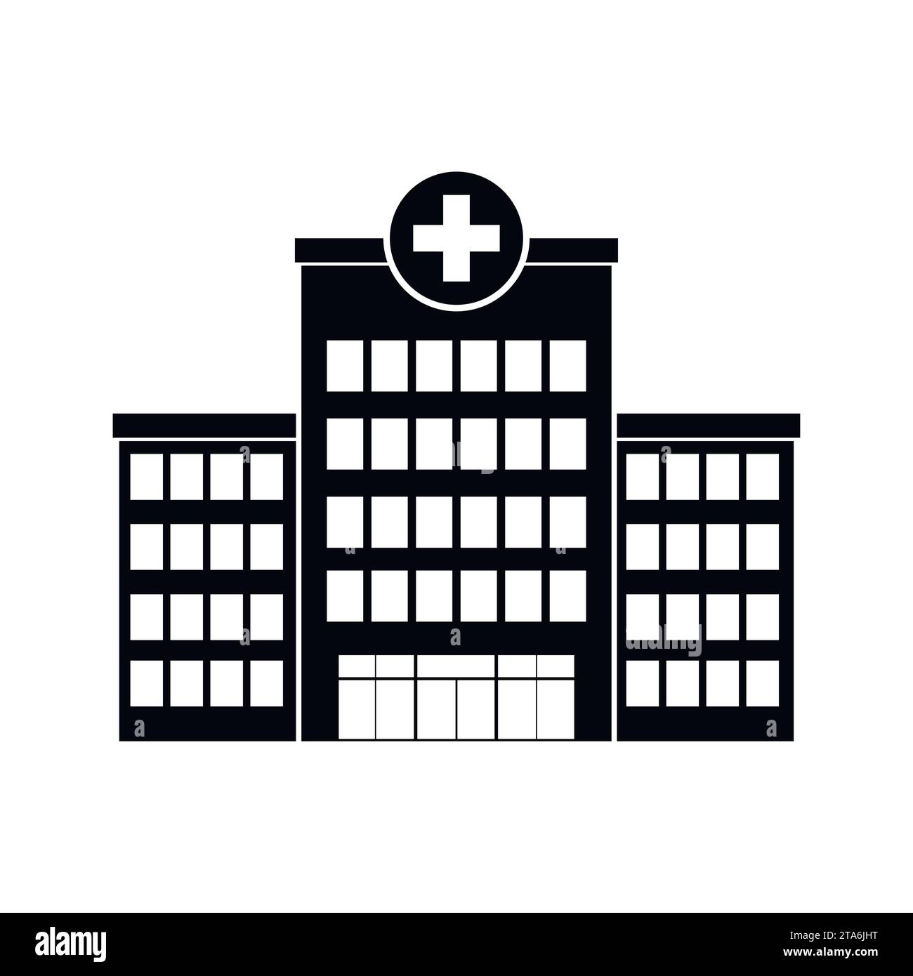 Hospital architecture Cut Out Stock Images & Pictures - Alamy