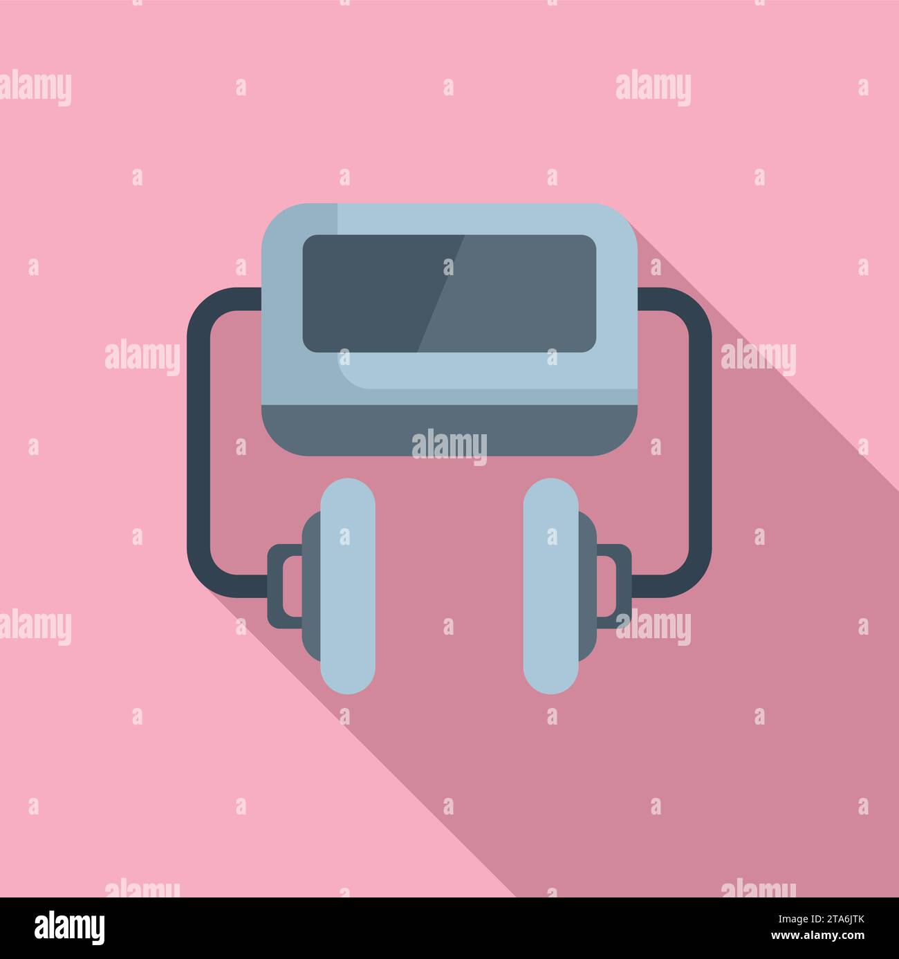 Ambulance defibrillator icon flat vector. Portable device. First cardiac help Stock Vector Image ...