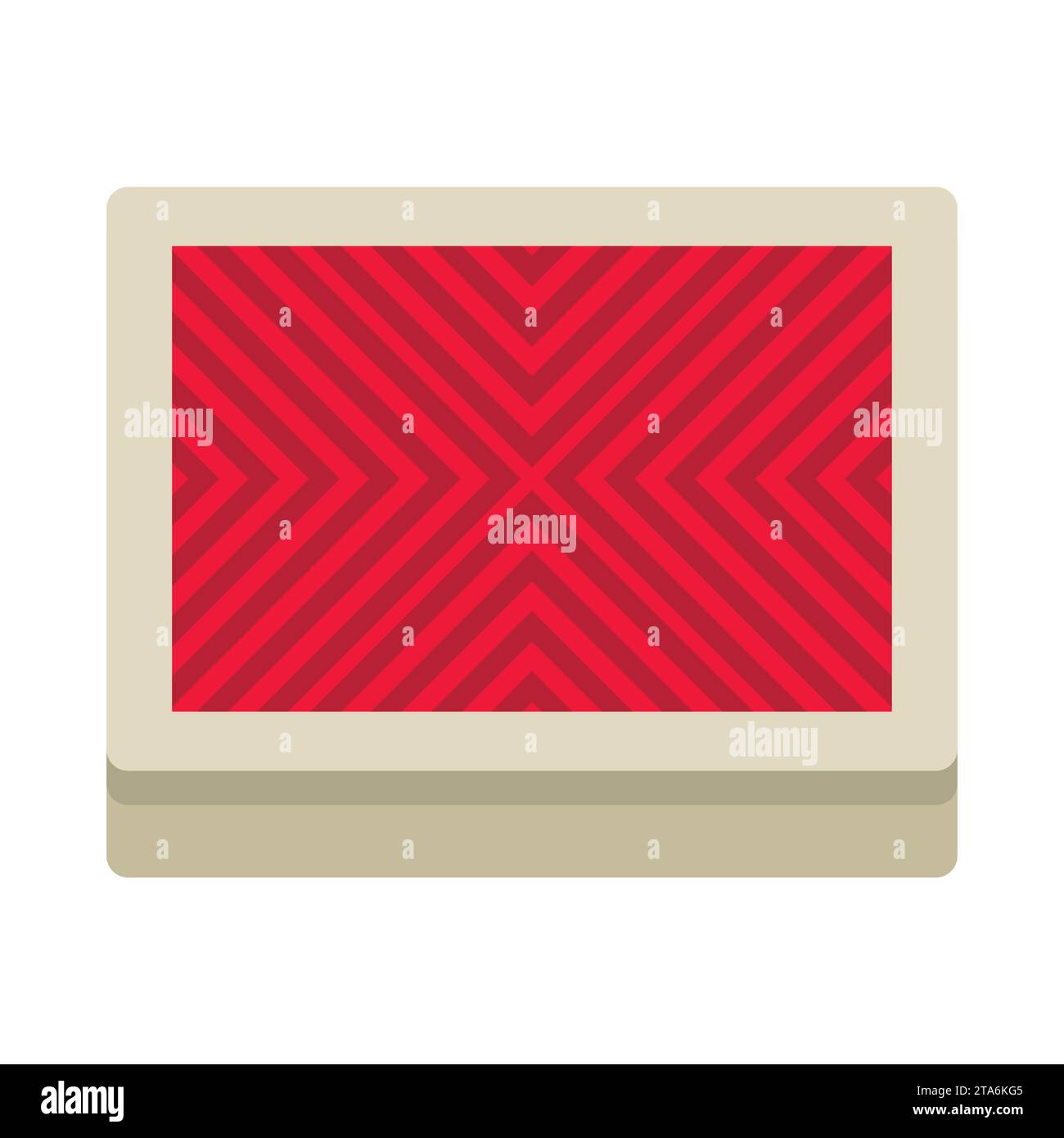 deck of playing cards icon isolated on white background. Vector ...