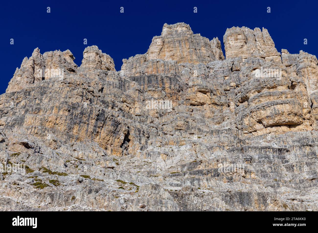 Dolomites, Dolomiti Alps in Italy summer landscape with high rocky ...