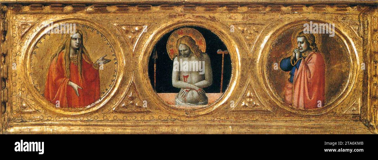 Predella of the St Peter Martyr Altarpiece (detail) 1427-28 by Fra ...