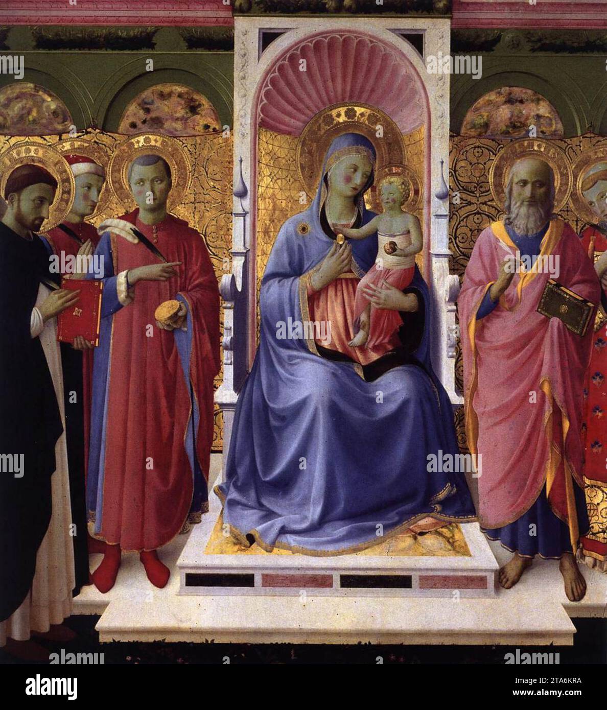 Annalena Altarpiece (detail) c. 1435 by Fra Angelico Stock Photo - Alamy Annalena Altarpiece (detail) c. 1435 by Fra Angelico Stock Photo - Alamy