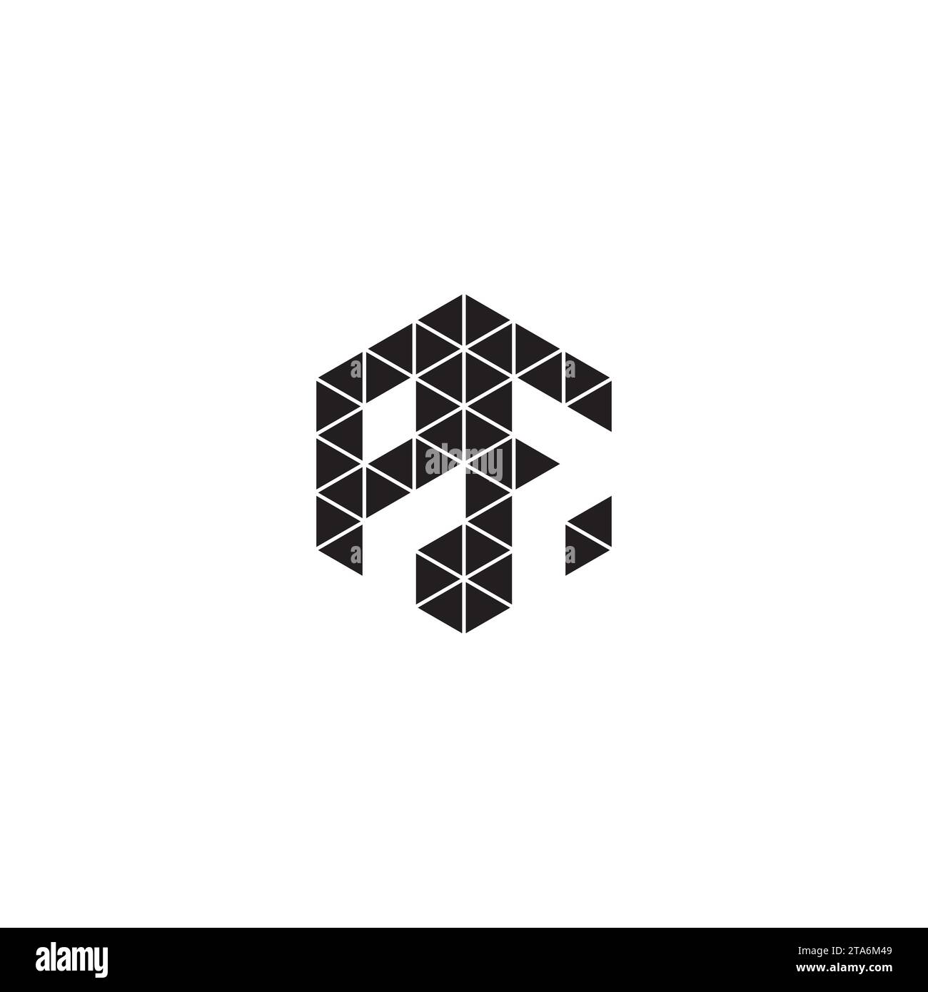 PF initial logo letters in high quality professional design that will ...