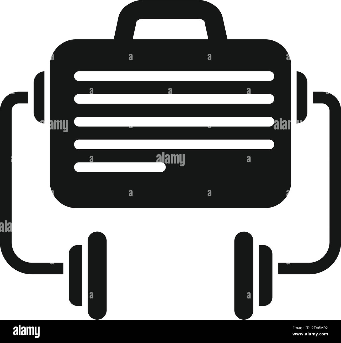 Disease defibrillator icon simple vector. Cardiac attack device ...