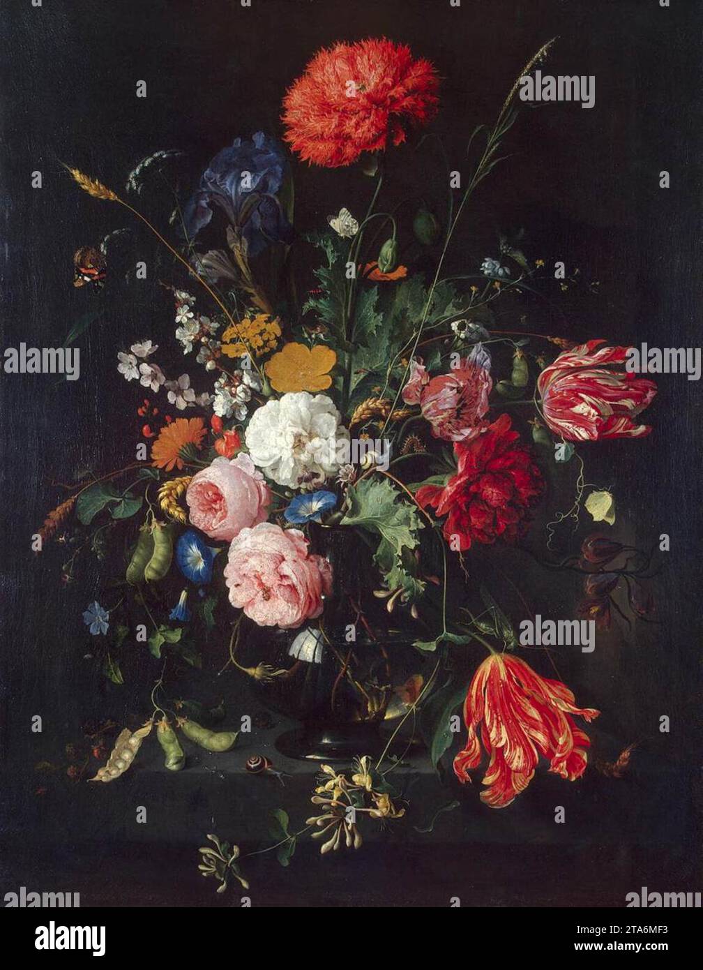 Vase of flowers jan davidsz de heem hi-res stock photography and images ...