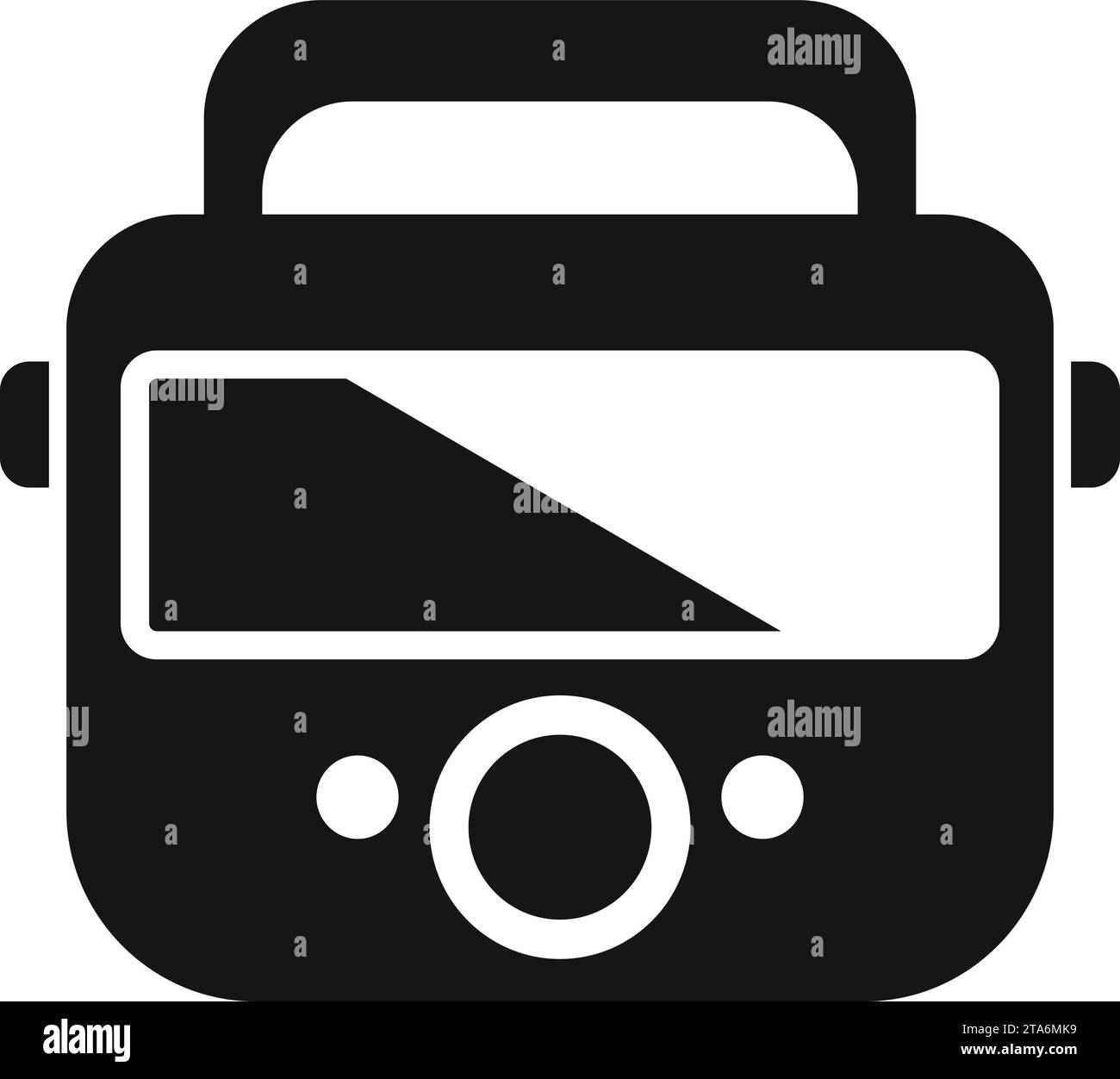 Life save defibrillator icon simple vector. Portable device. Breath attack Stock Vector Image ...