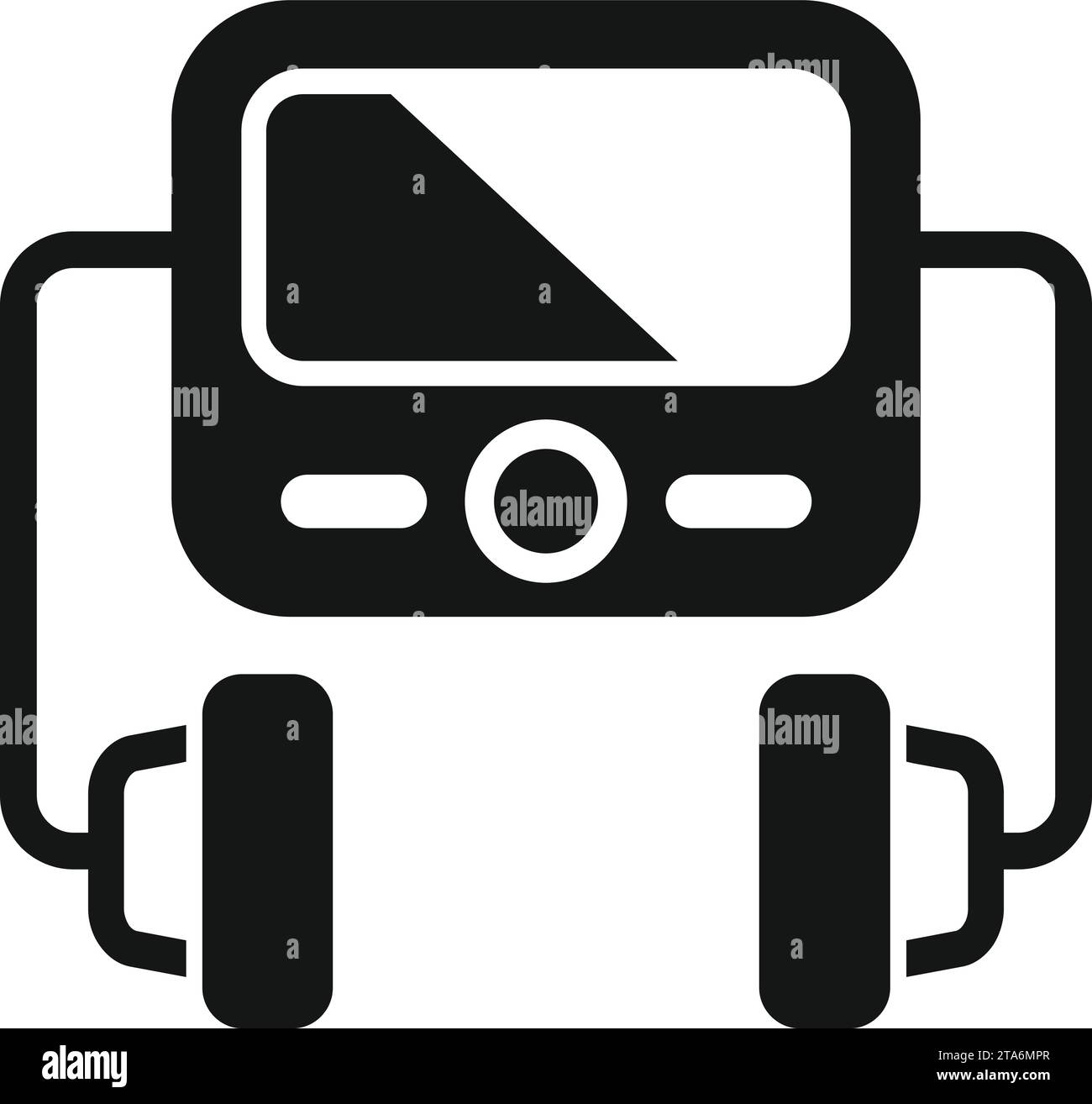 Automated external heart defibrillator Black and White Stock Photos ...