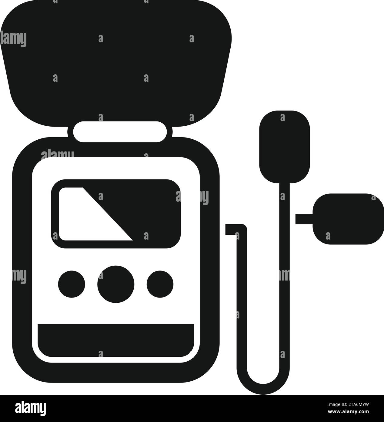 Defibrillator assistance icon simple vector. Medical aid help. Cardiac problem Stock Vector ...