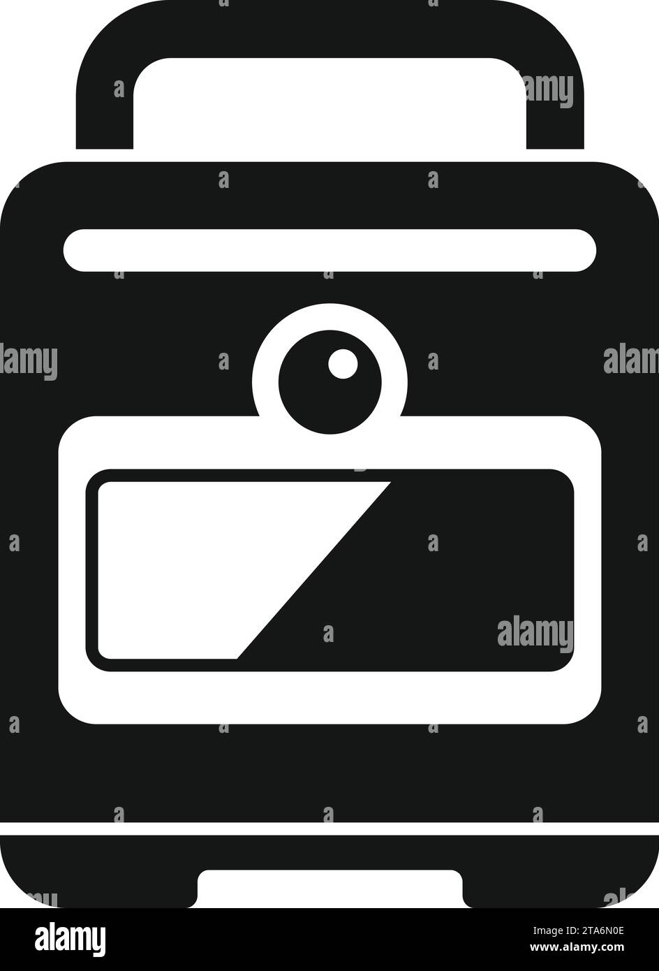 Cardiopulmonary defibrillator icon simple vector. First aid help. Portable device Stock Vector ...