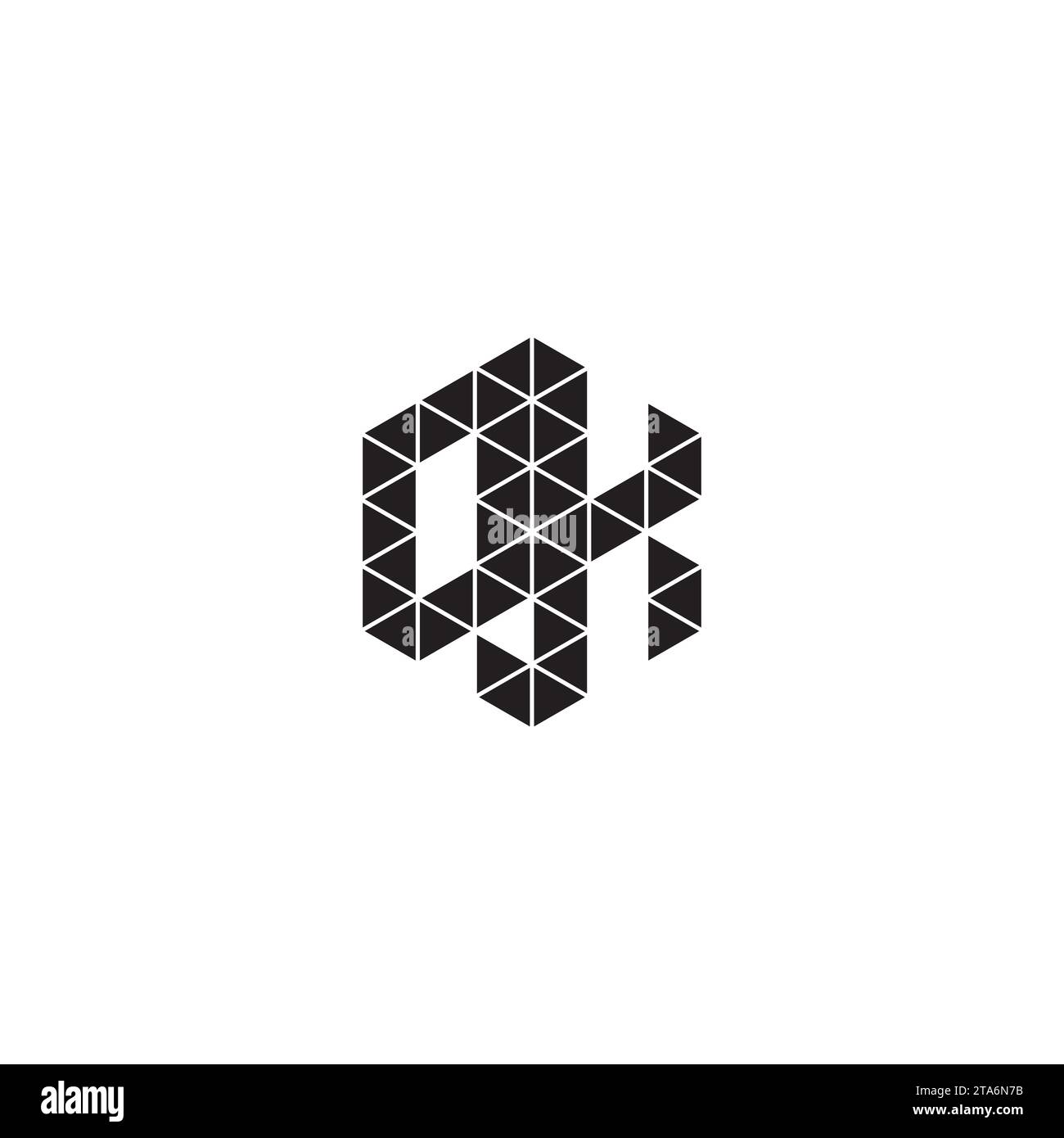 QK initial logo letters in high quality professional design that will ...