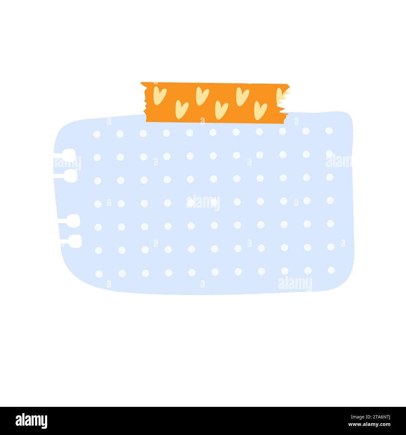 blue note paper post with heart type. Love romantic sticker on wall ...