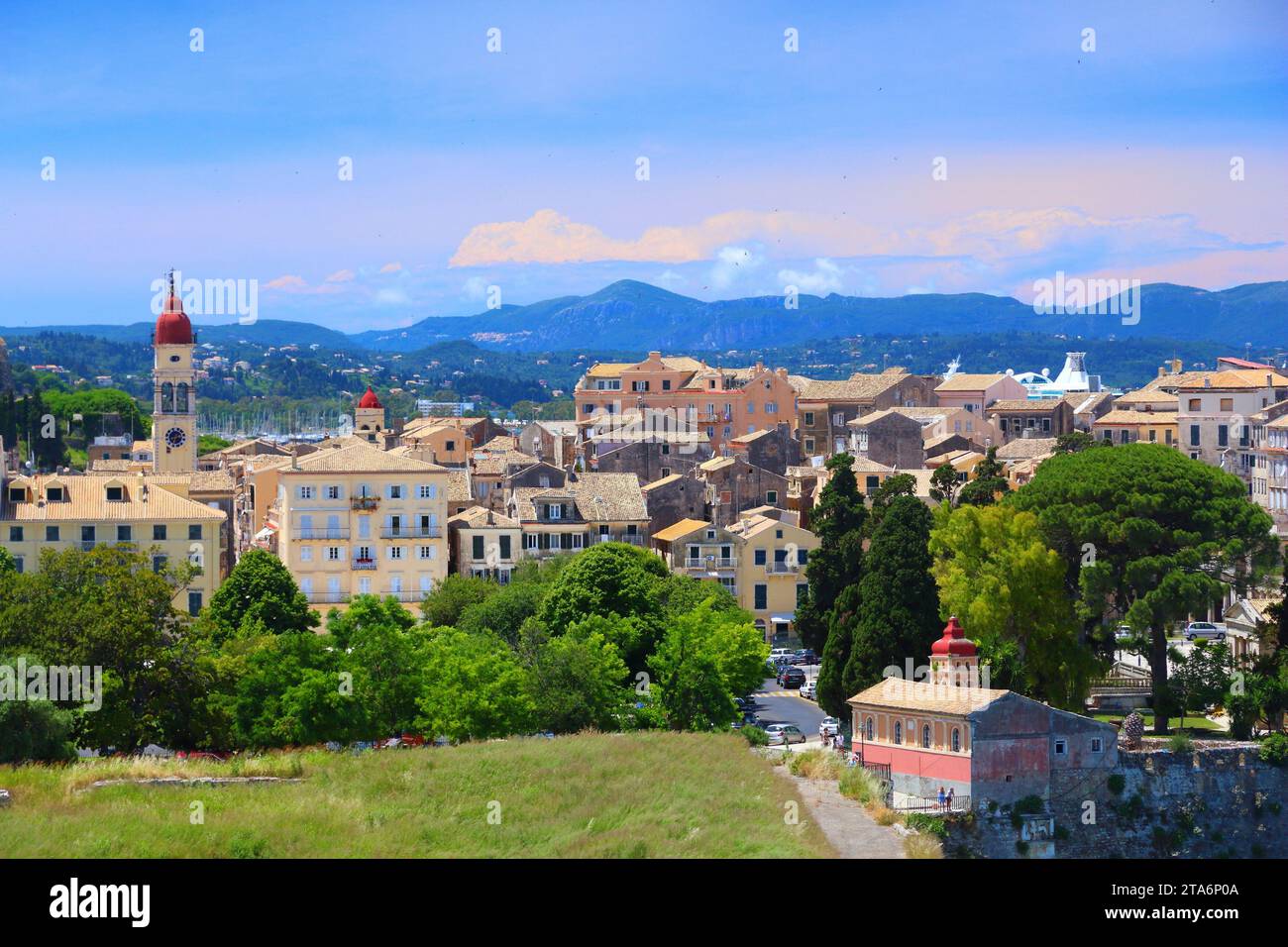 Corfu Old Town (Kerkyra) - UNESCO World Heritage Site in Greece. Corfu ...