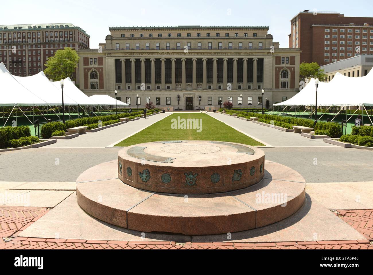 New York, USA - May 25, 2018: The Butler Library at Columbia University ...