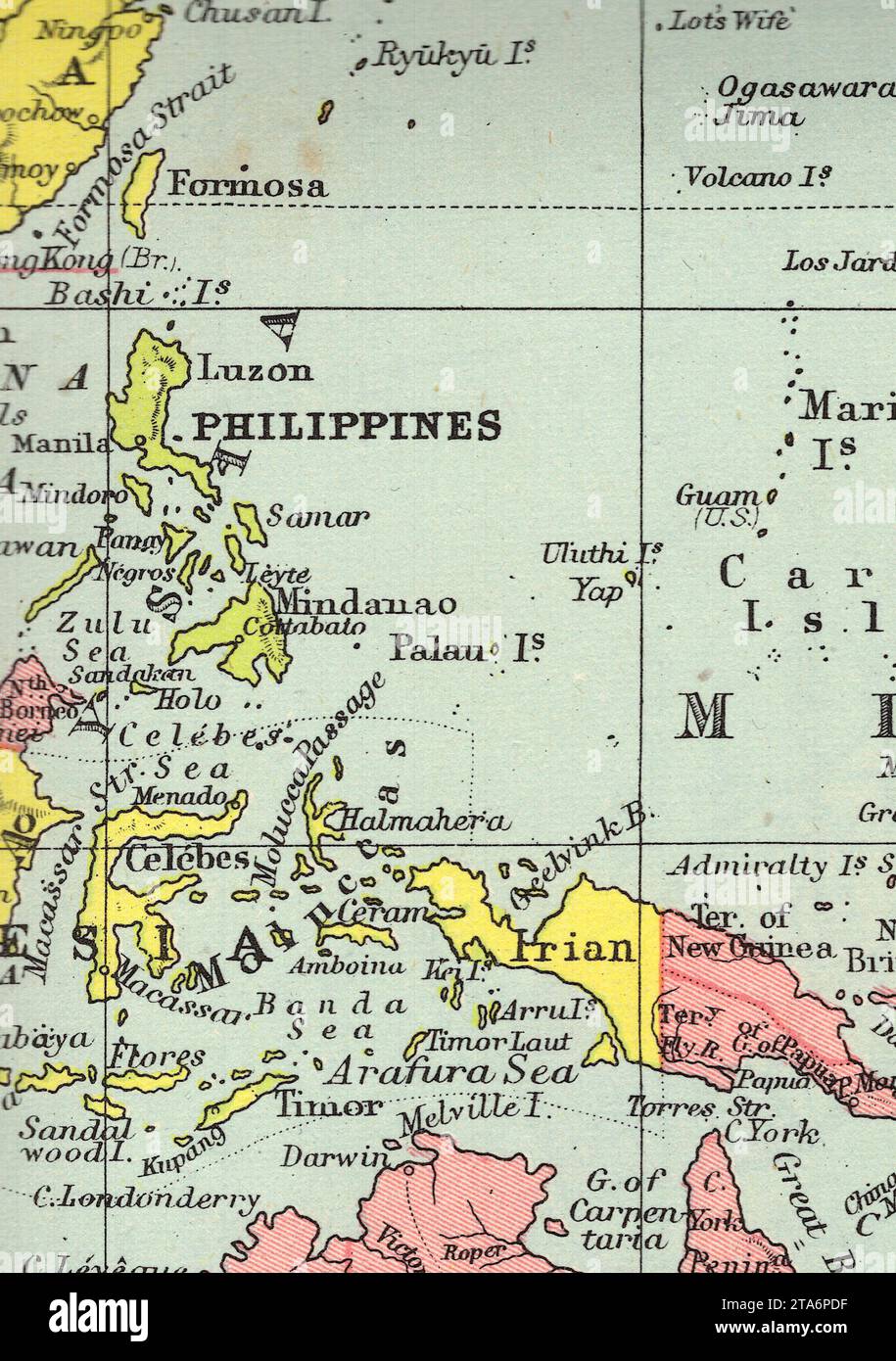 Philippine map hi-res stock photography and images - Alamy