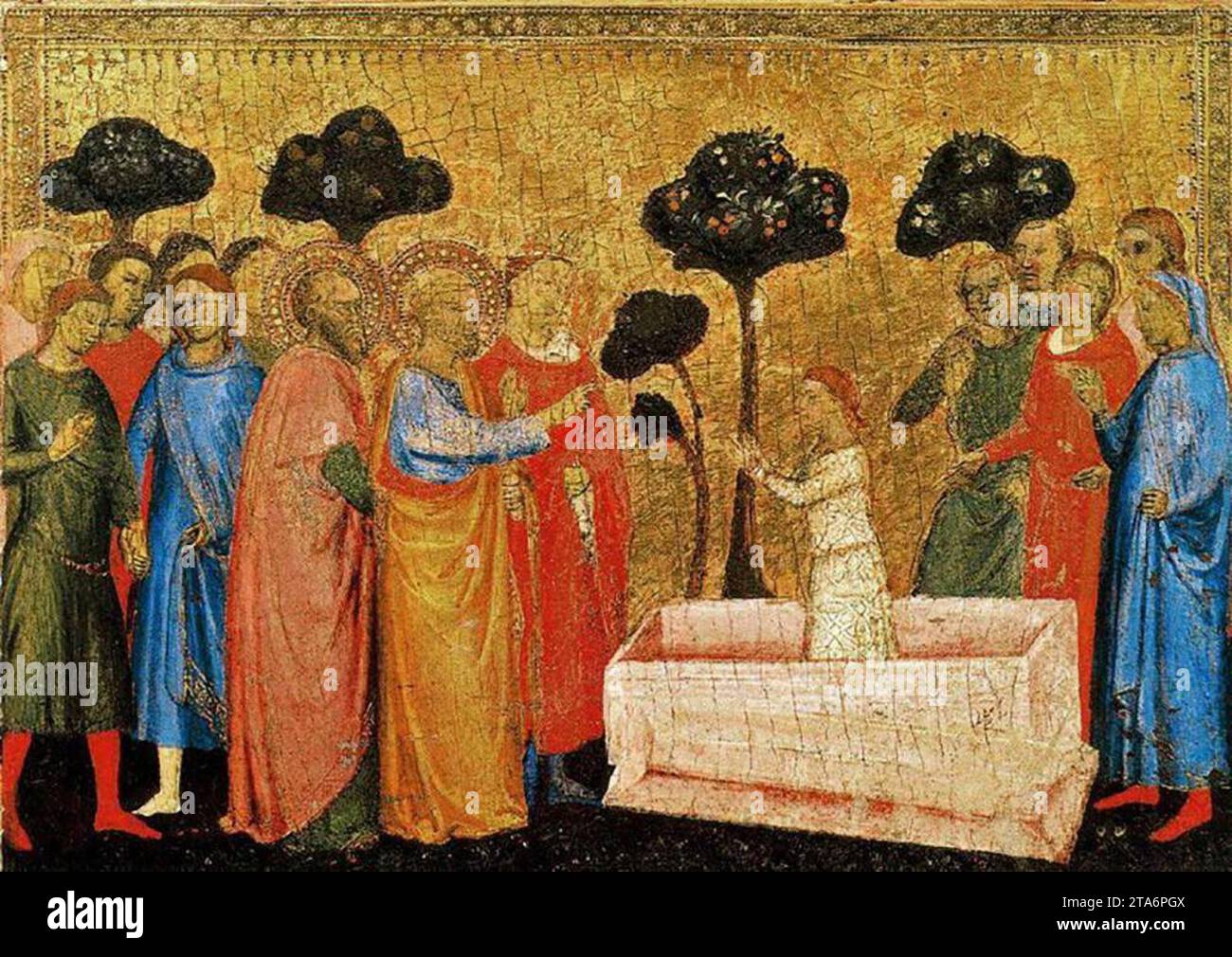 San Pier Maggiore Altarpiece: St Peter raising the Son of Theophilus ...