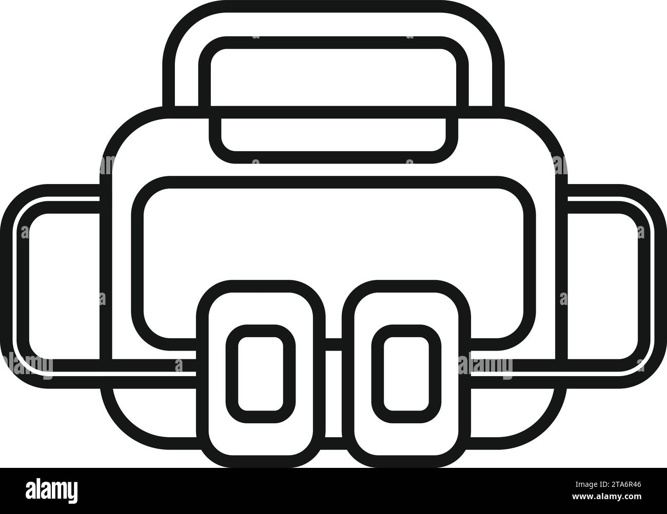 Ems defibrillator icon outline vector. Automatic care device. Patient cardiac attack Stock ...