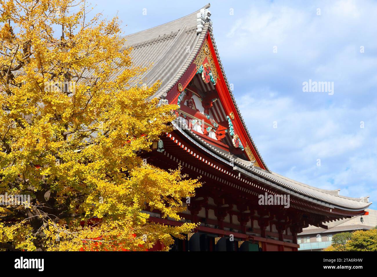 Asakusa autumn view, Tokyo - Sensoji temple. Japanese landmark Buddhist ...