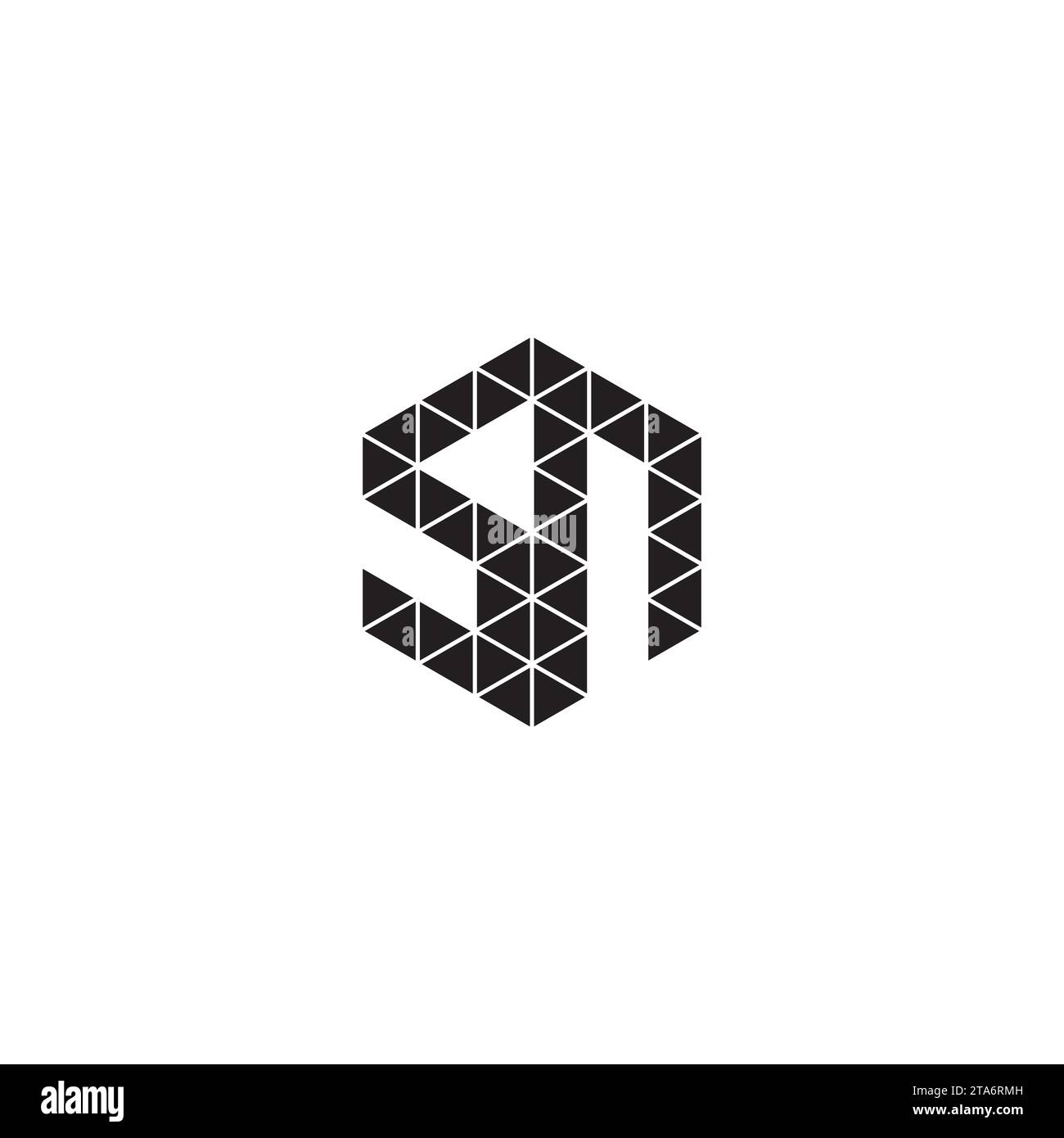 SN initial logo letters in high quality professional design that will ...