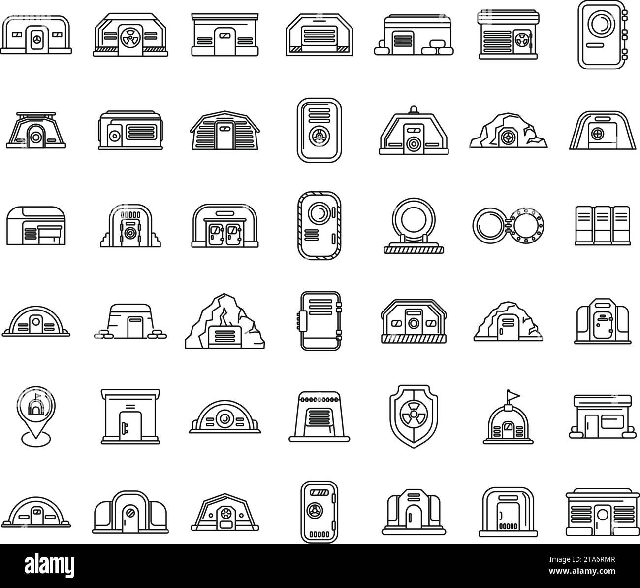 Doomsday bunker Stock Vector Images - Alamy