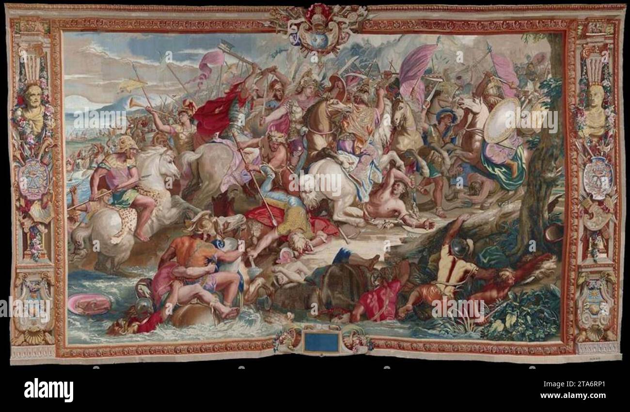 Crossing the Granicus 1665 by Charles Le Brun Stock Photo - Alamy