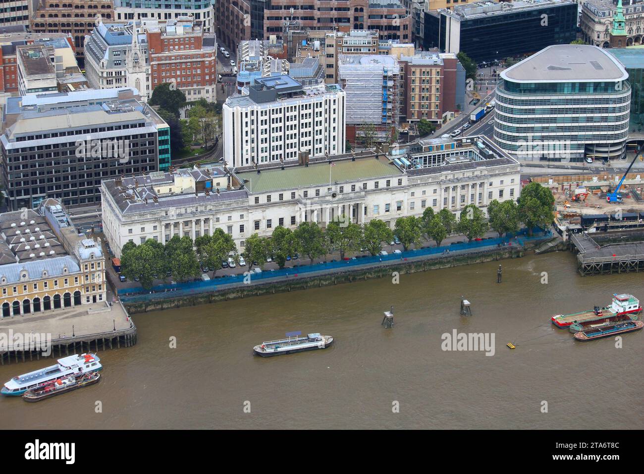Custom House in London, UK. Historic civic building used by His Majesty ...