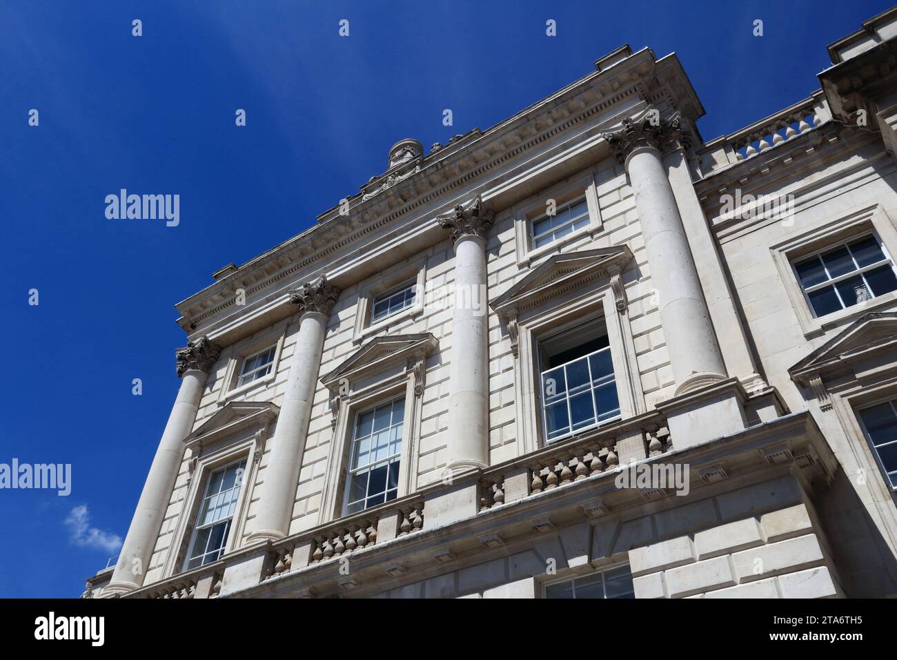 Somerset House - landmark building in London, UK. Currently part of ...