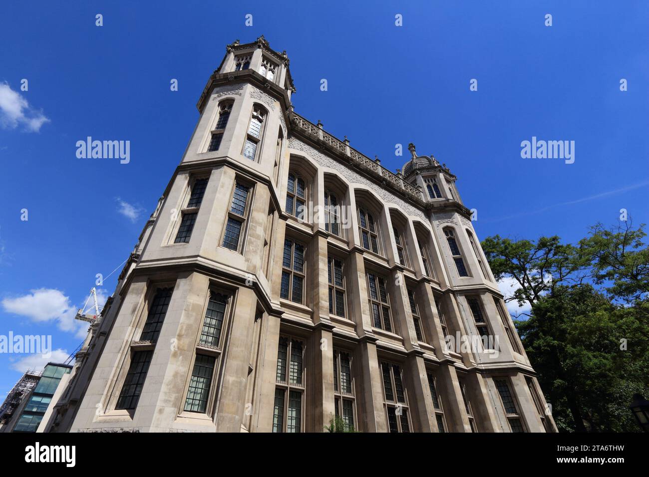 London UK landmark - Maughan Library of King's College London ...