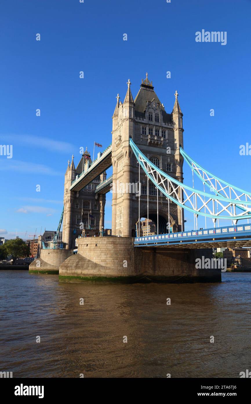 Tower Bridge - landmark in London UK. Old London landmarks Stock Photo ...